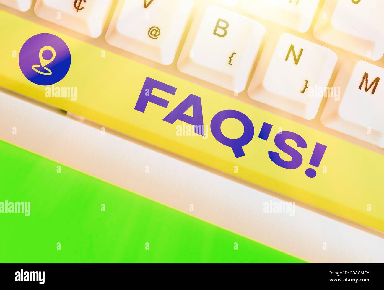 Conceptual Hand Writing Showing Faq Concept Meaning A List Of Questions And Answers Relating To