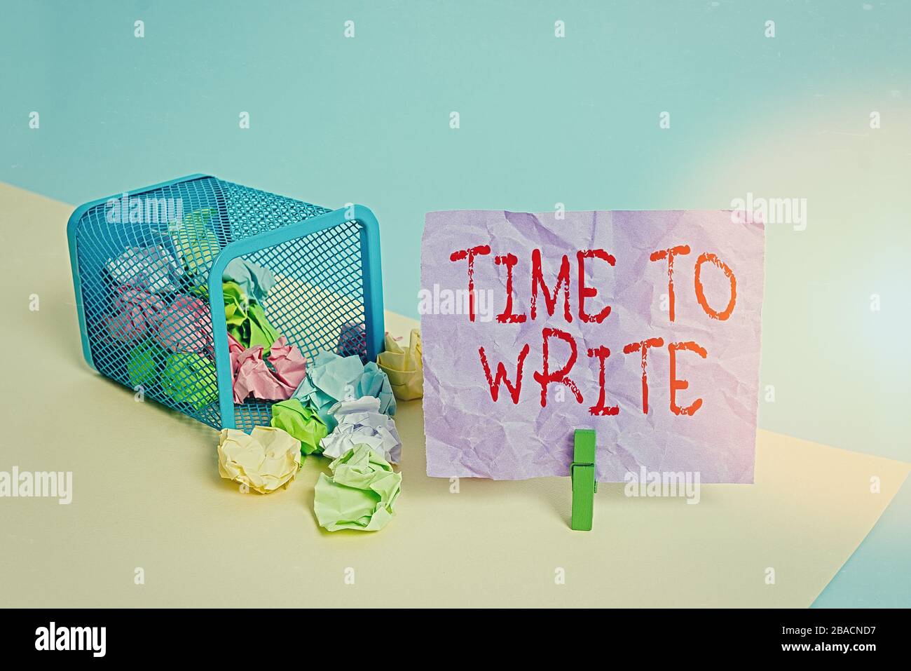 Writing note showing Time To Write. Business concept for to record ...