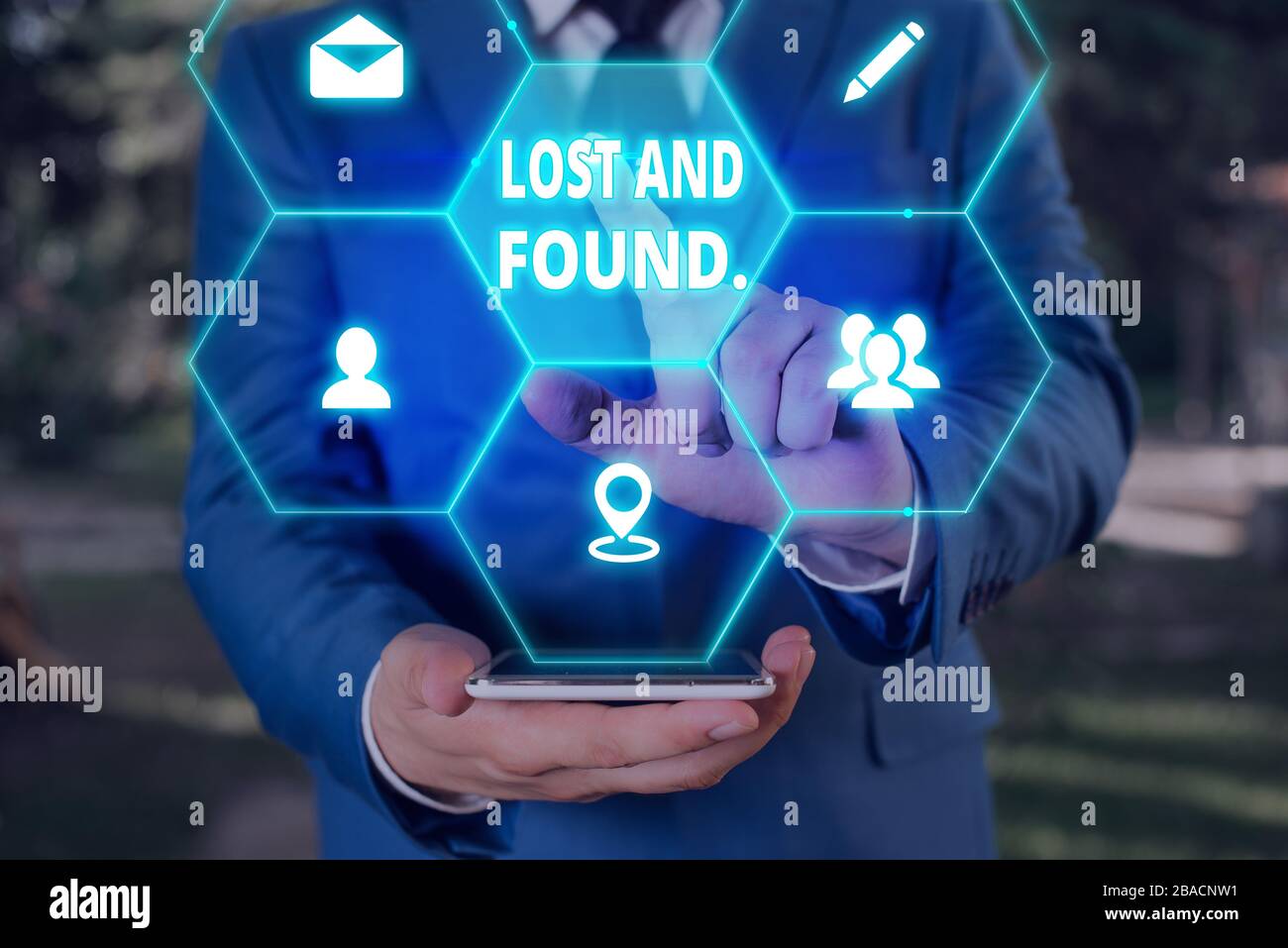 Writing note showing Lost And Found. Business concept for a place where ...