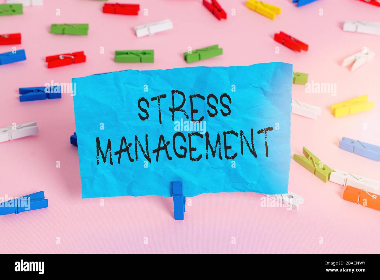 Conceptual hand writing showing Stress Management. Concept meaning ...