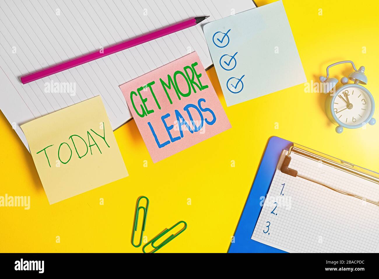 Text sign showing Get More Leads. Business photo text initiation ...