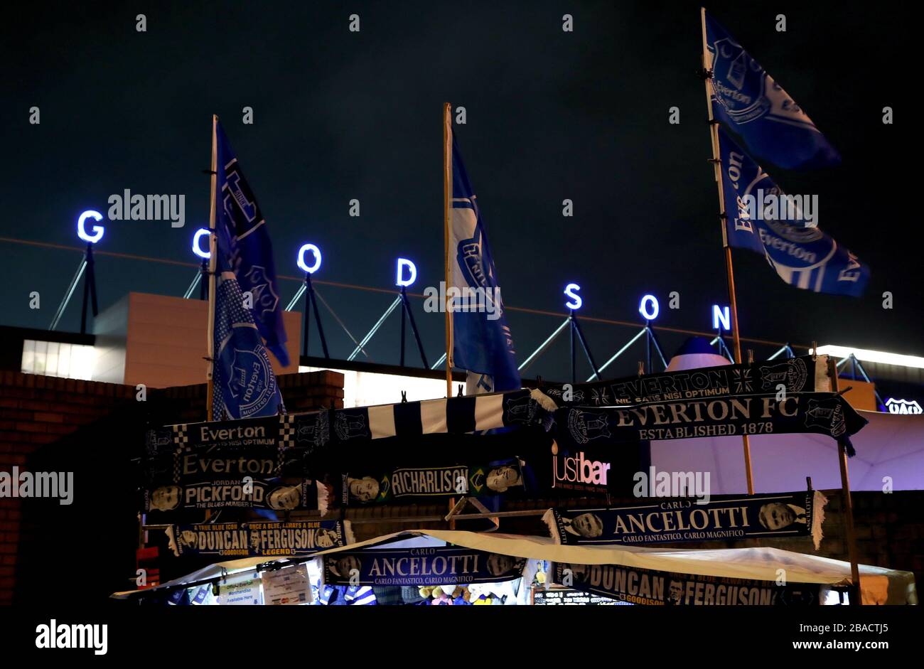 A general view of Goodison Park ahead of the match Stock Photo - Alamy