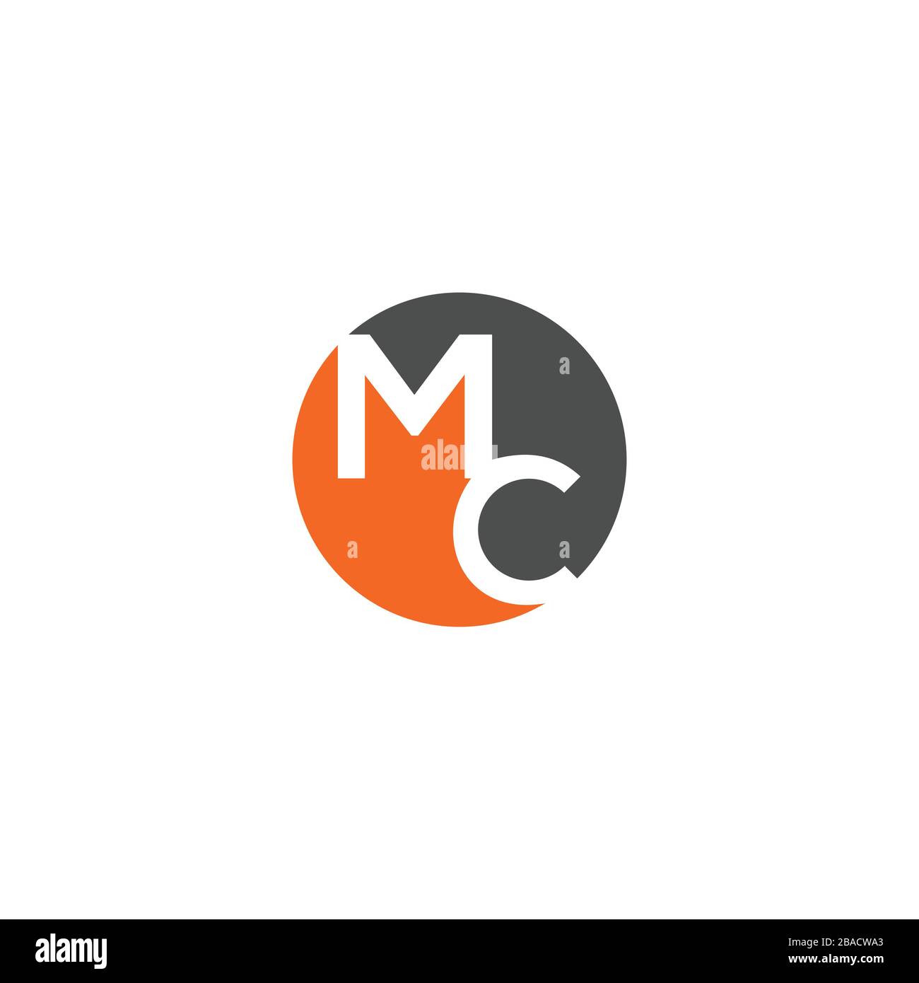 Mc logo design hi-res stock photography and images - Alamy
