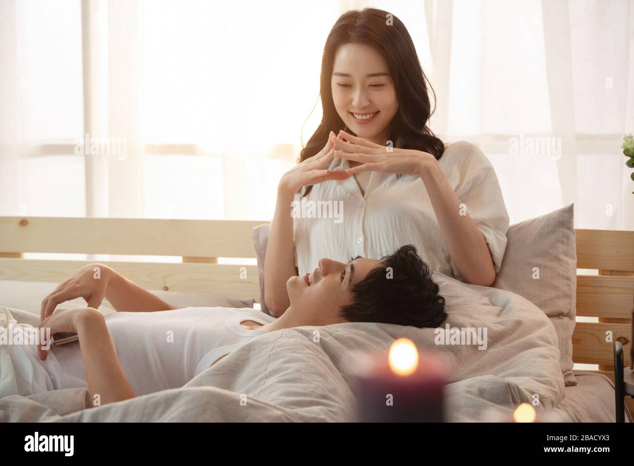 Happy young couple enjoy hi-res stock photography and images - Alamy