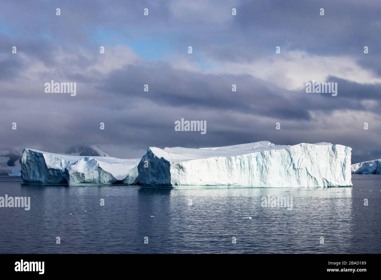 Iceberg floating in Atlantic Ocean Antarctic Peninsular Stock Photo - Alamy