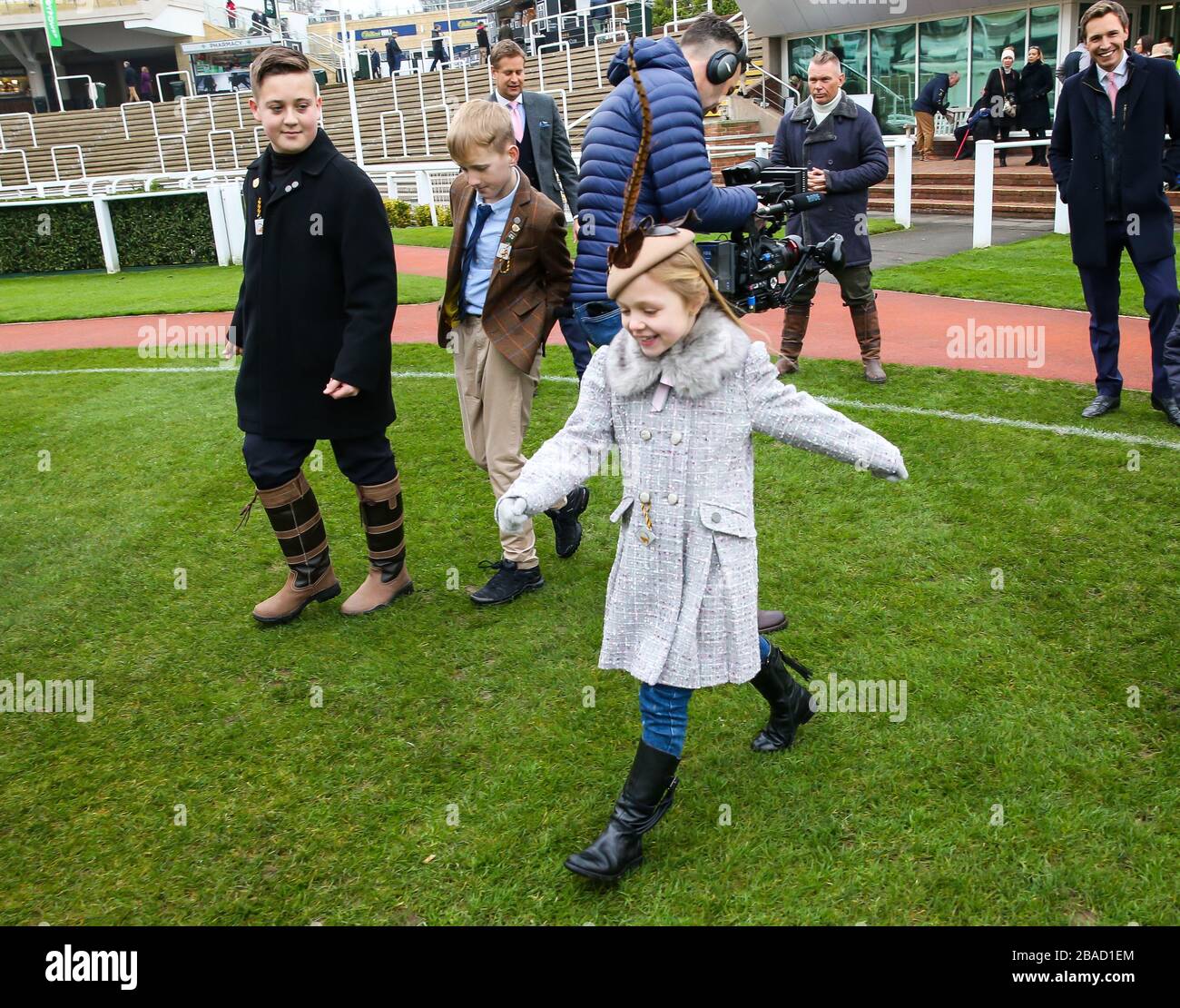 General Images of the Mini me filming for ITV during Festival Trials ...