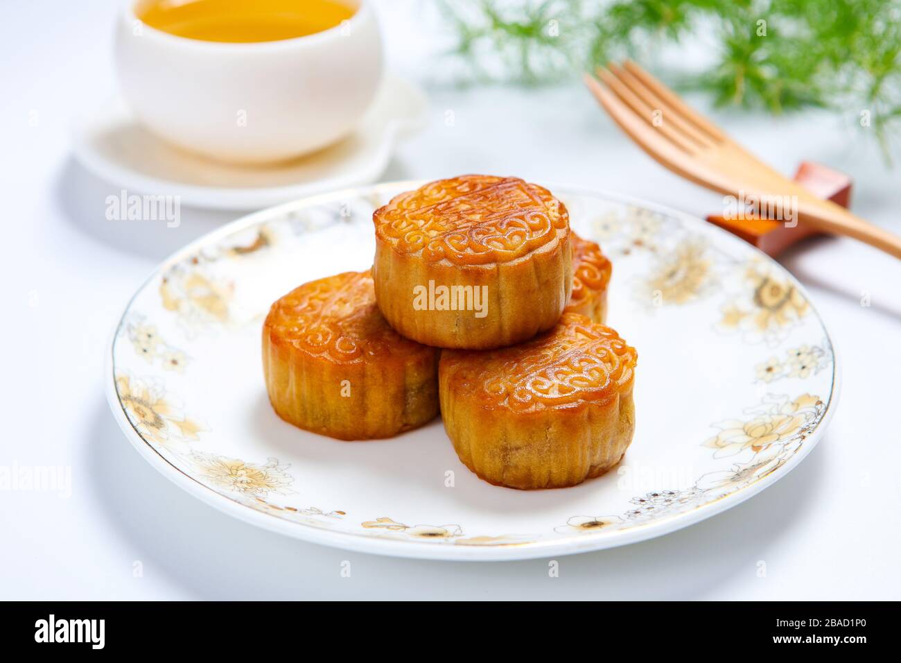 Traditional pastry mooncakes Stock Photo - Alamy