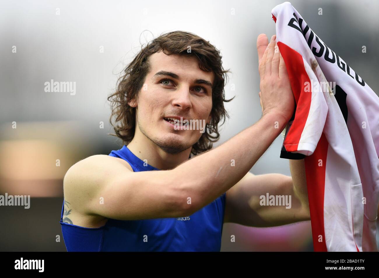 Leicester City's Caglar Soyuncu applauds the crowd after the final ...