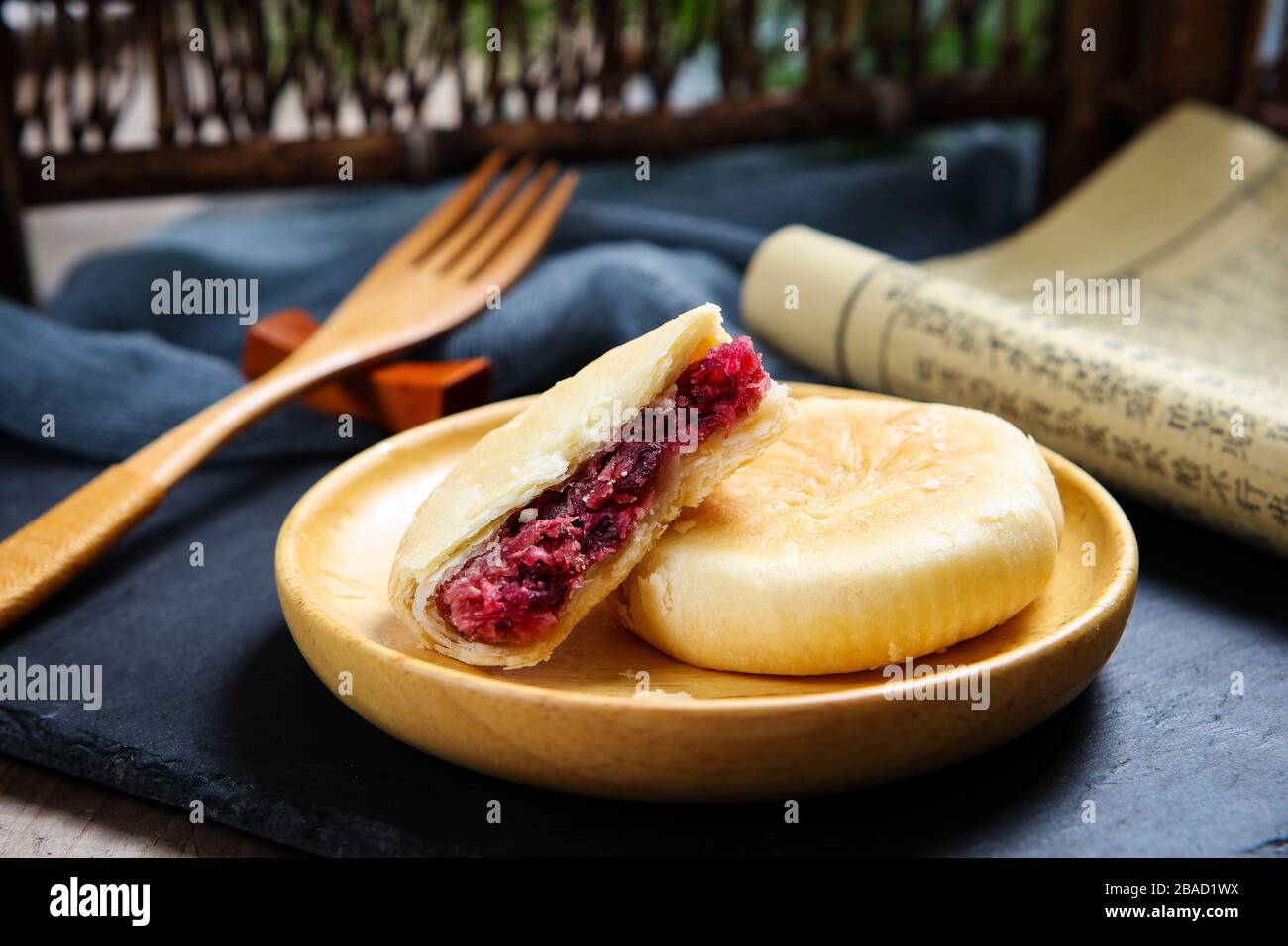 Traditional pastry flowers cakes Stock Photo - Alamy