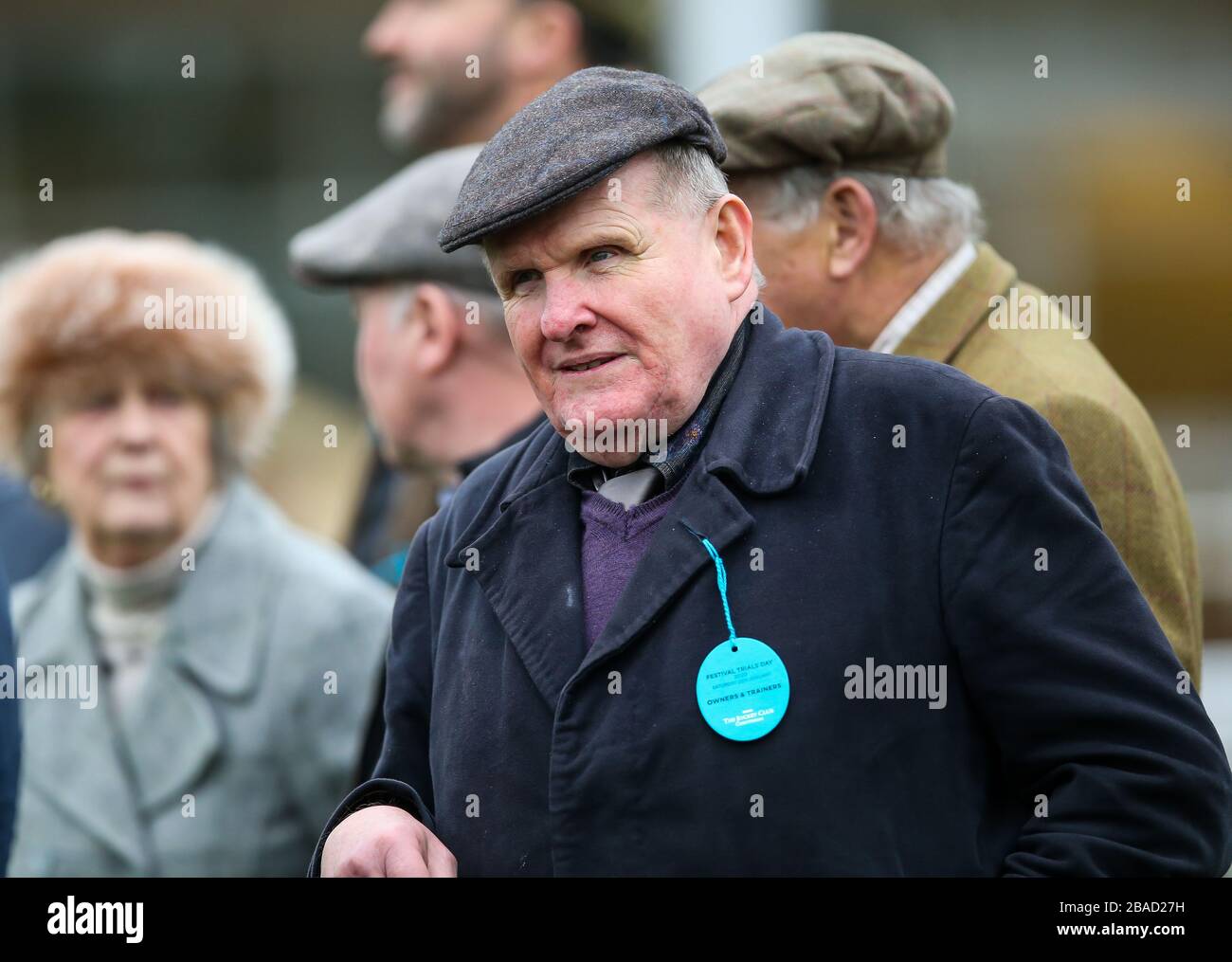 Horse Owner Andrew Gemmell during Festival Trials Day at Cheltenham ...