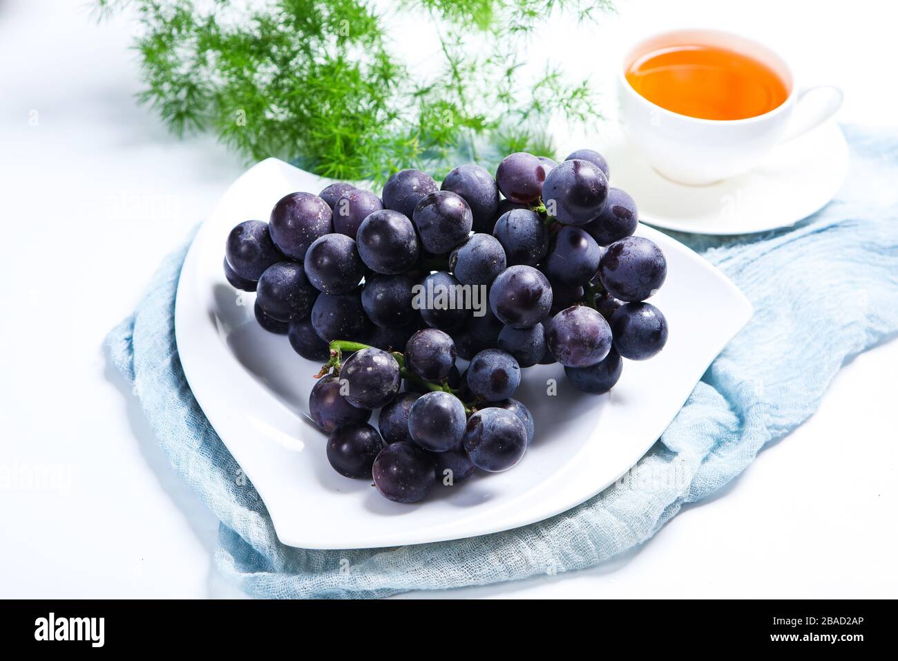 Grape hot drink nutritious delicious afternoon tea Stock Photo - Alamy
