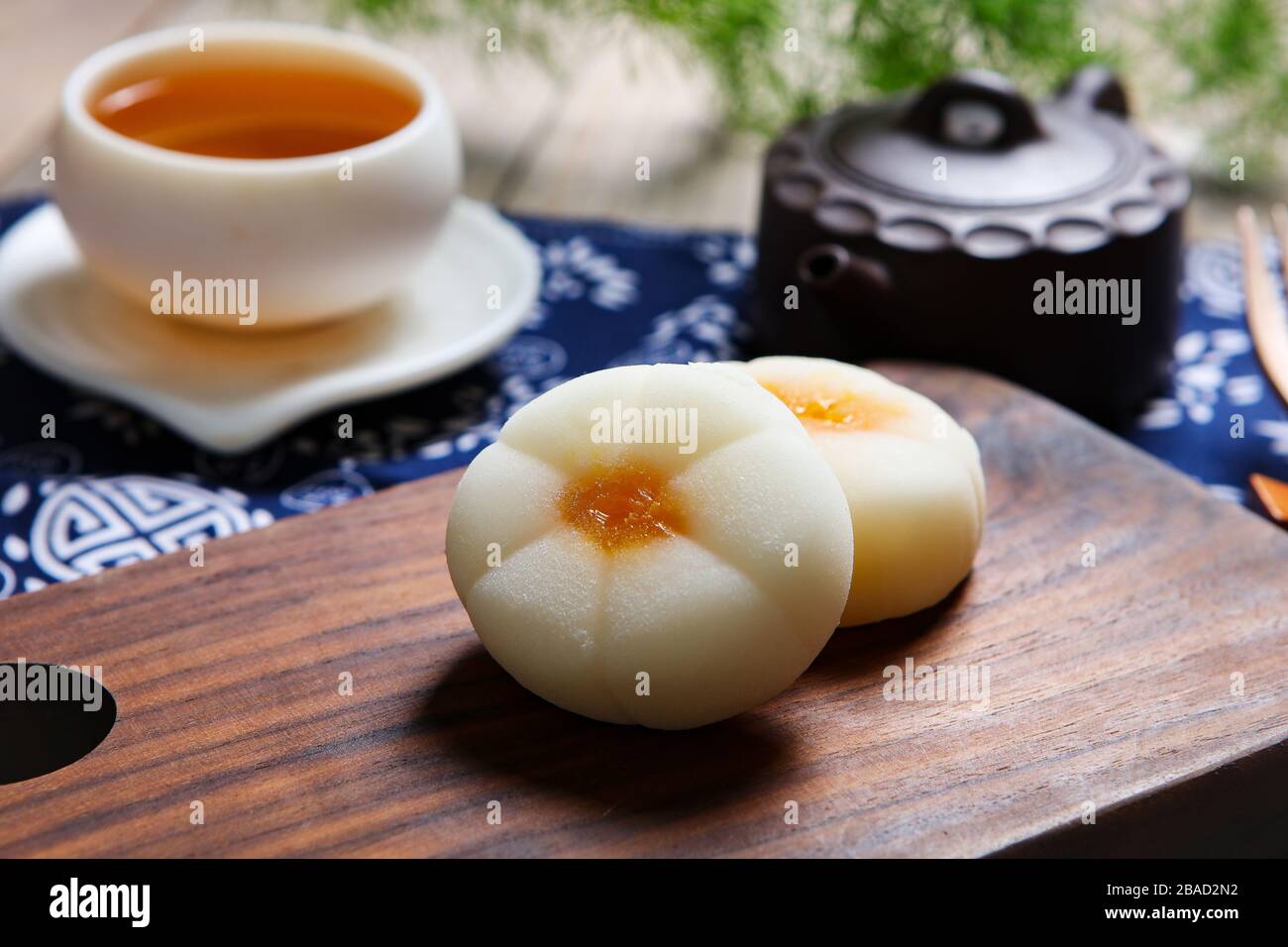Traditional pastry ice skin mooncakes Stock Photo - Alamy