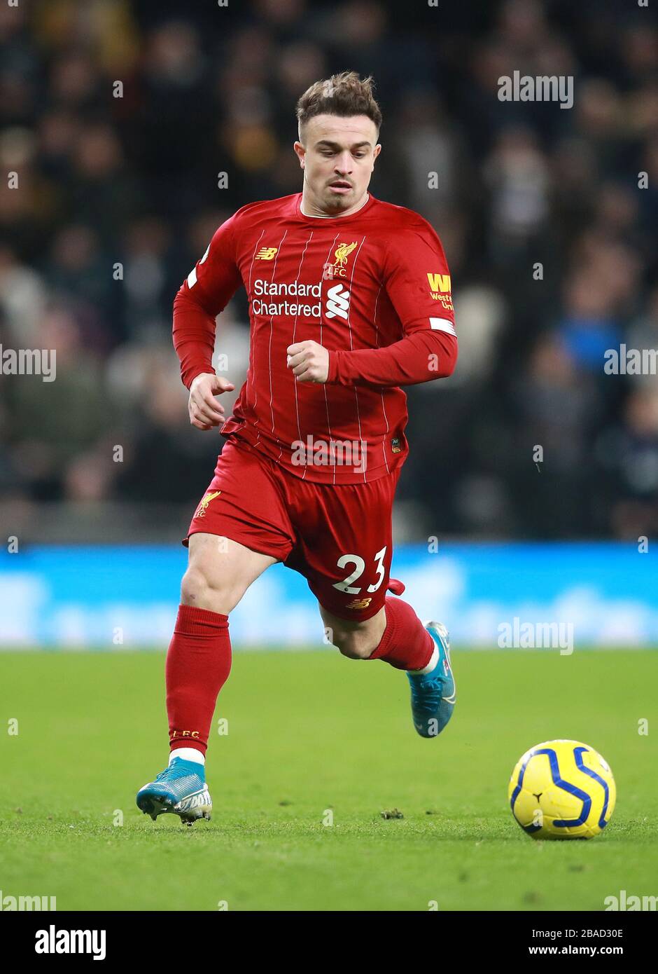 Liverpool's Xherdan Shaqiri in action during the game Stock Photo - Alamy
