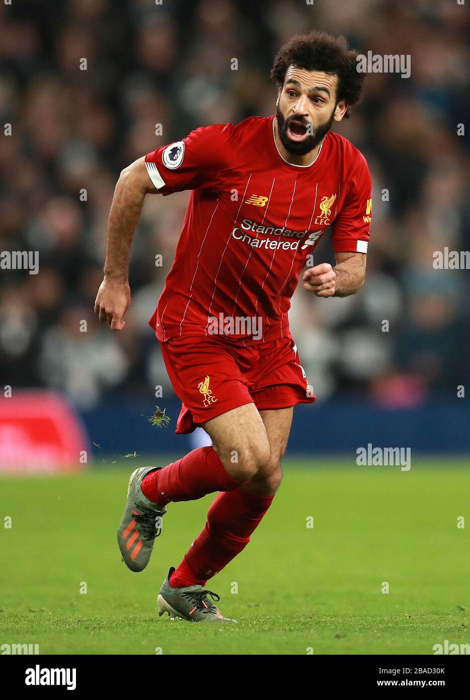 Liverpool's Mohamed Salah in action Stock Photo - Alamy