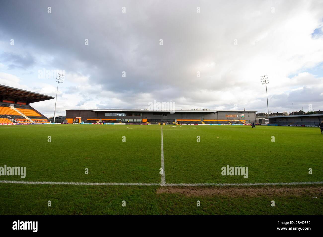 A general view inside of The Hive Stadium Stock Photo - Alamy
