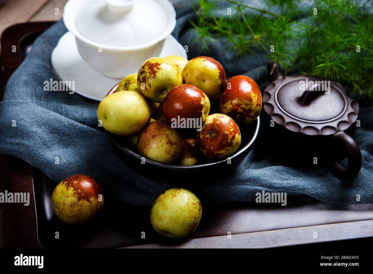 Winter jujube hot drink nutrition afternoon tea Stock Photo - Alamy