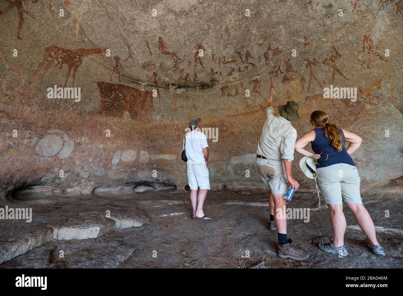 Silozwane cave, Matobo National Park, Zimbabwe Stock Photo - Alamy