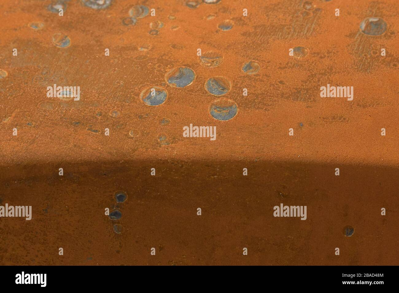 iron texture of the burnt part of the car with rust Stock Photo - Alamy