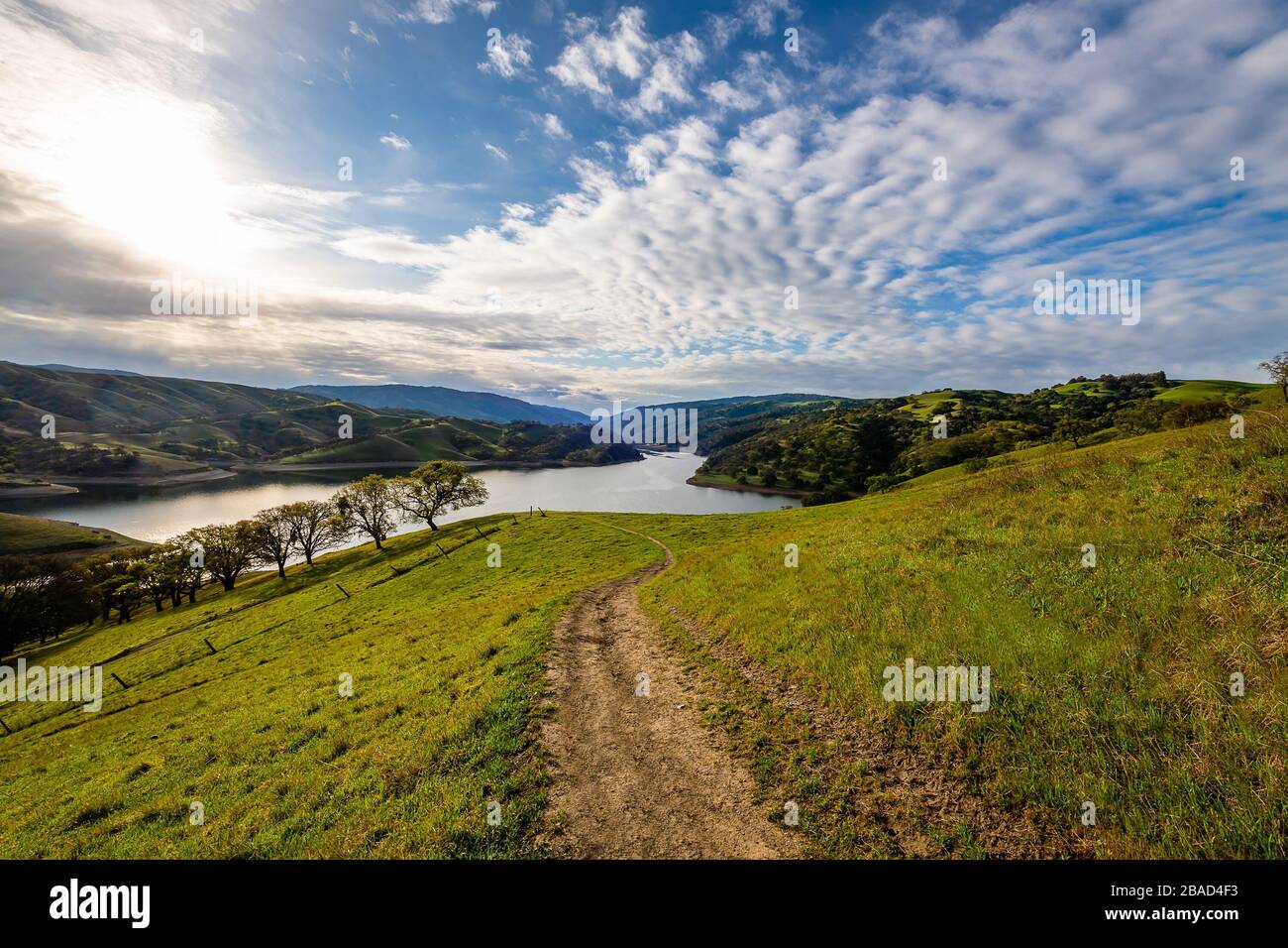 Del Valle Regional Park at Sunrise Stock Photo - Alamy