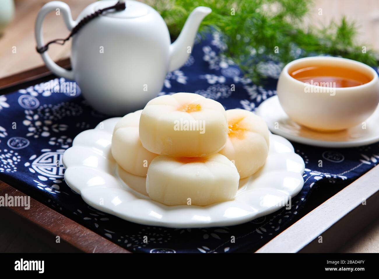 Traditional pastry ice skin mooncakes Stock Photo - Alamy