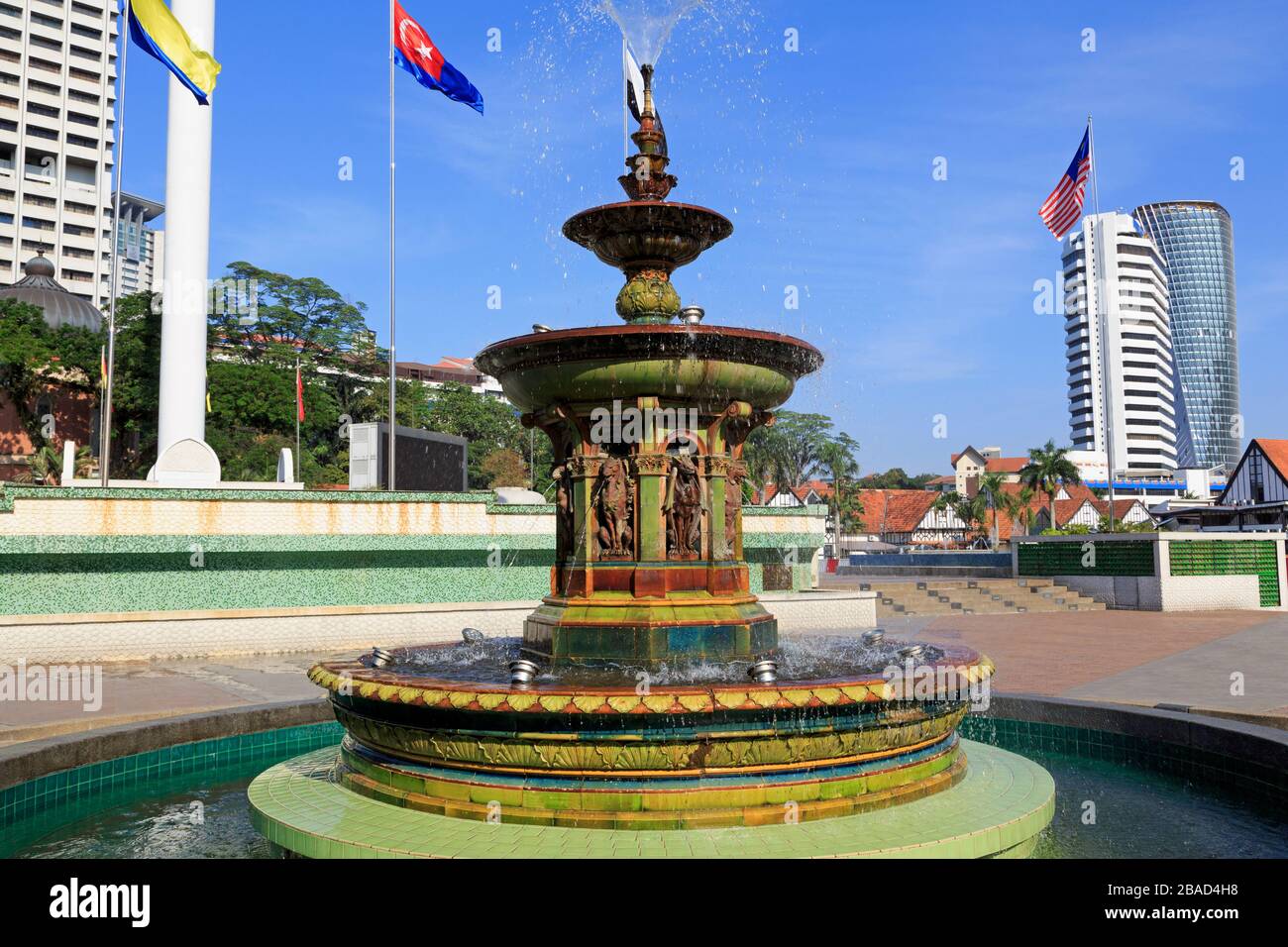 Medeka Square Fountain,Kuala Lumpur,Malaysia,Asia Stock Photo - Alamy