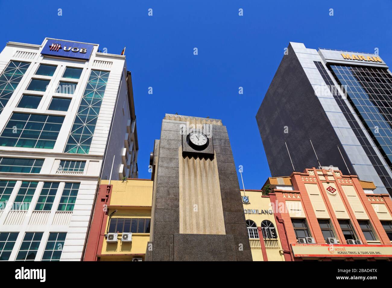 Clock tower in Old Market Square,Kuala Lumpur,Malaysia,Asia Stock Photo ...