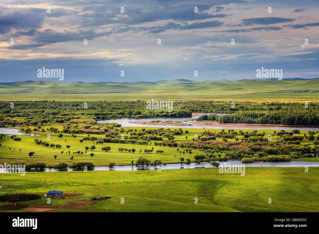 The Hulun buir wetland park Stock Photo - Alamy