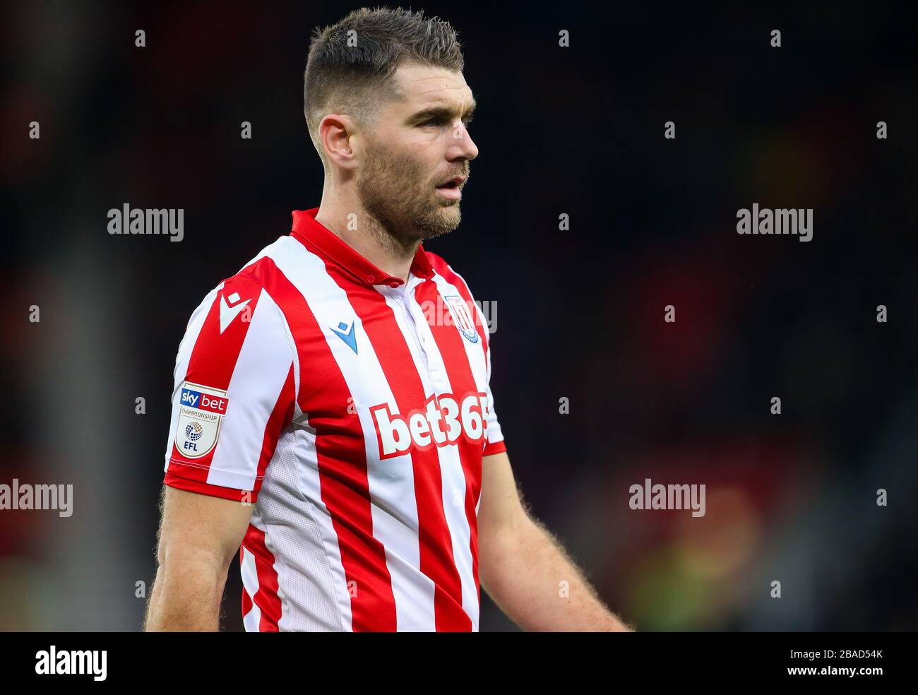 Stoke City's Sam Vokes Stock Photo - Alamy