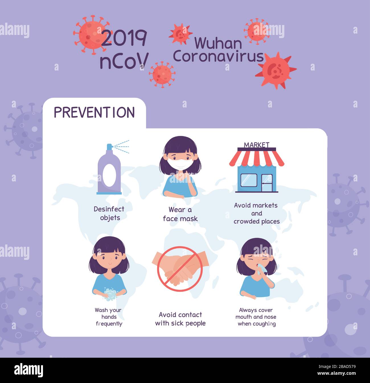 virus covid 19 prevention infographic not contact sick people, avoid ...