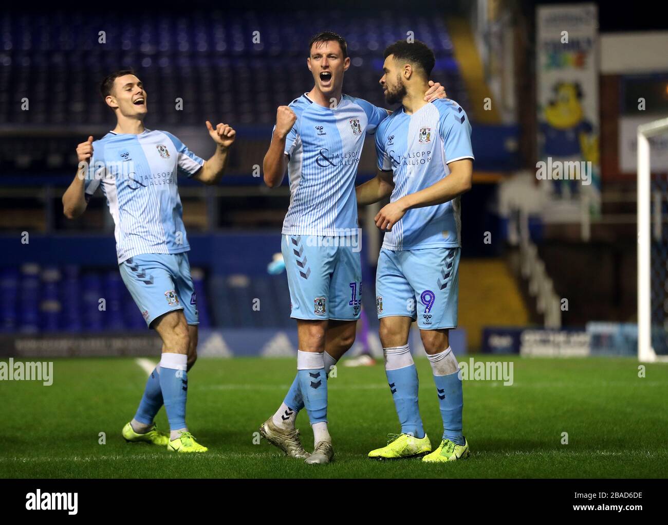 Coventry citys maxime biamou celebrates hi-res stock photography and ...