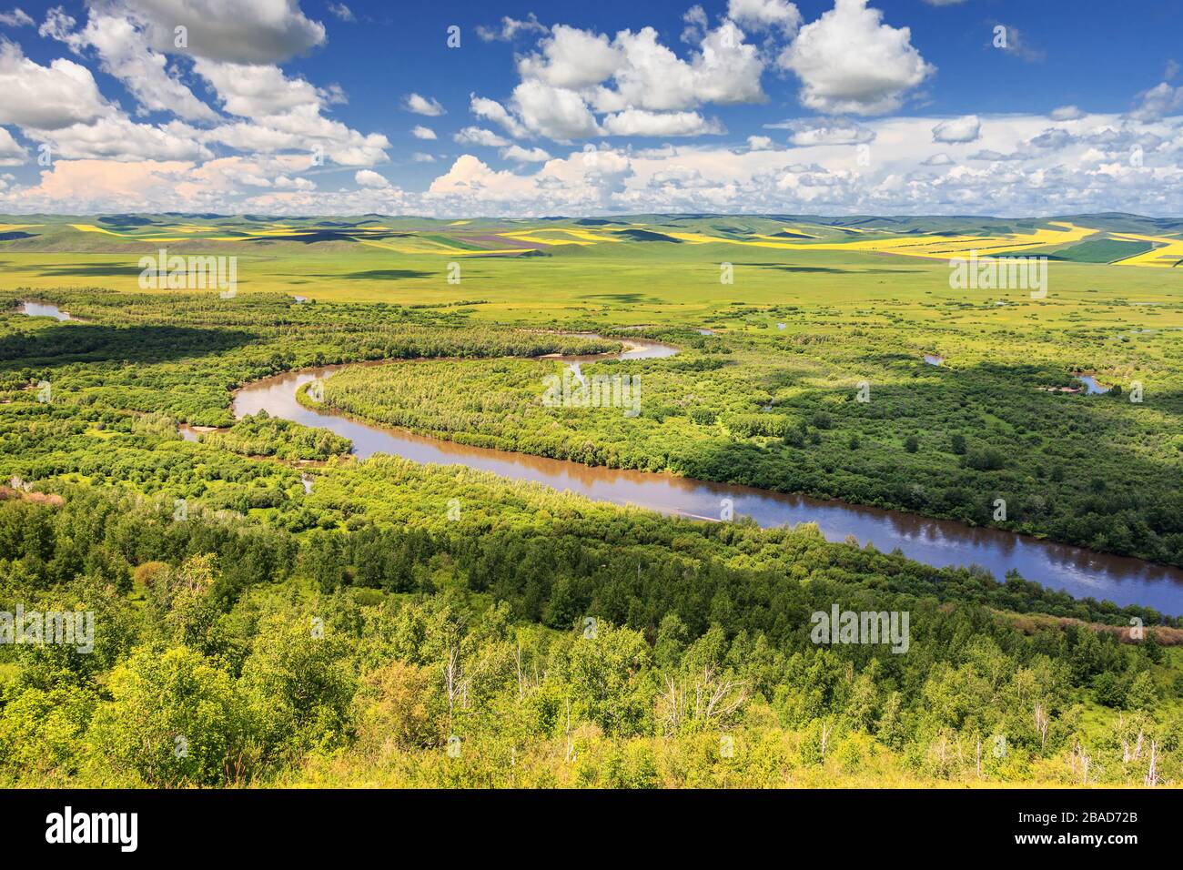 The Hulun buir wetland park Stock Photo - Alamy
