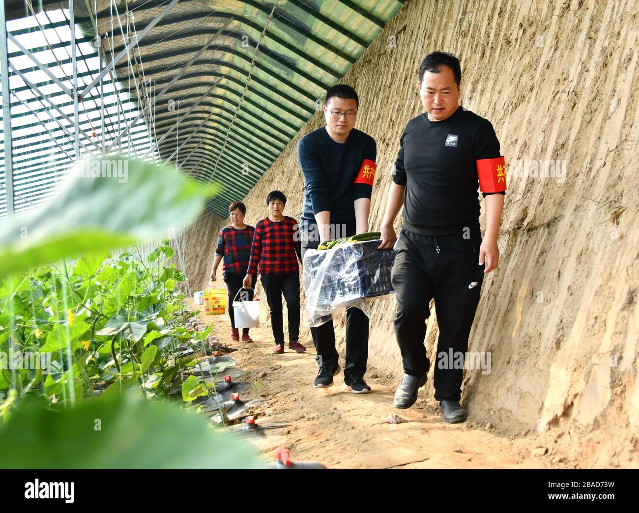 Handa, Handa, China. 27th Mar, 2020. Hebei, CHINA-In the middle of ...