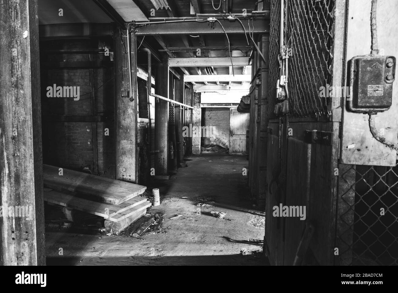 Urbex, Old abandoned workplace Stock Photo - Alamy