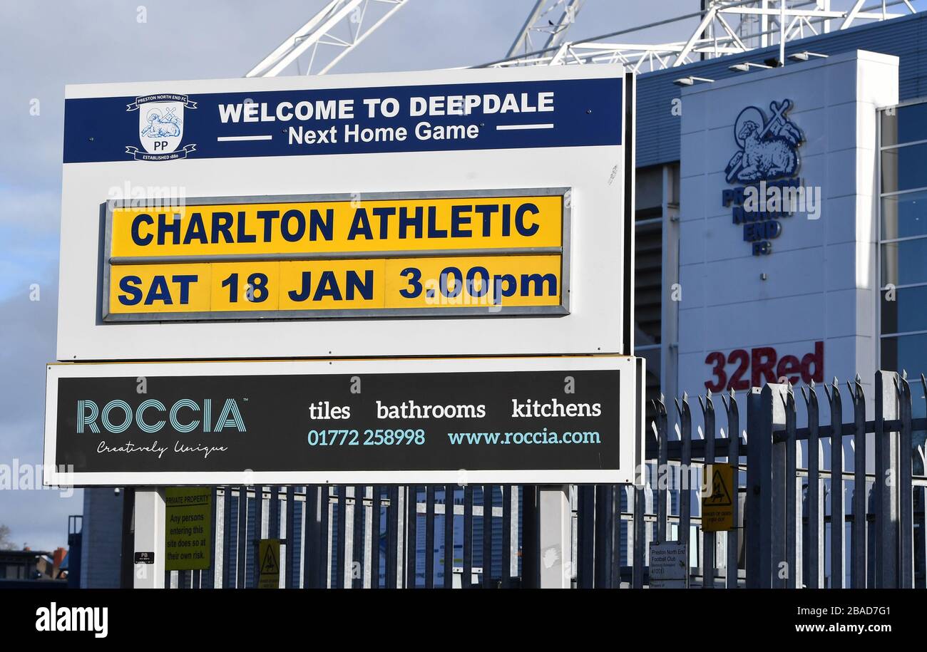 Deepdale stadium hi-res stock photography and images - Alamy
