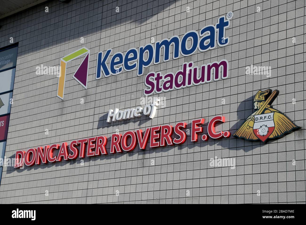 A general view of Doncaster Rovers Keepmoat Stadium ahead of the match ...