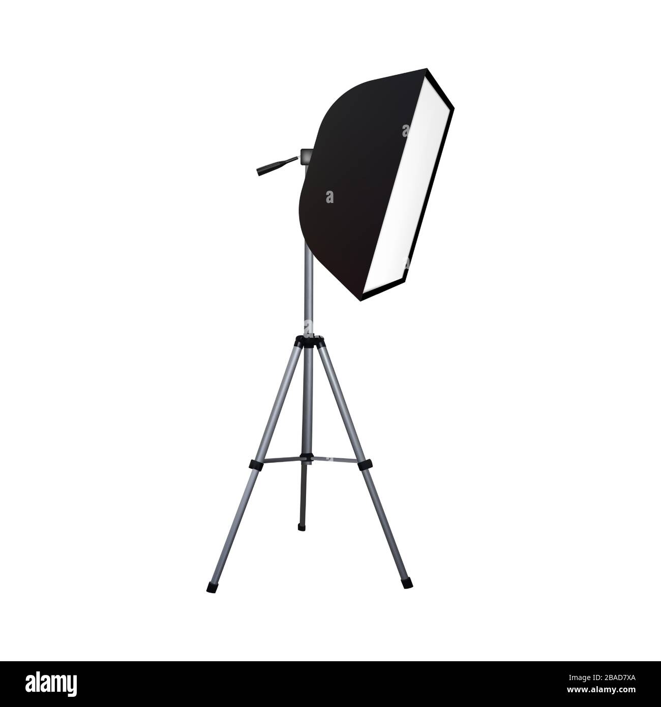 Soft box. Photo equipment. Vector illustration Spotlight softbox Stock ...