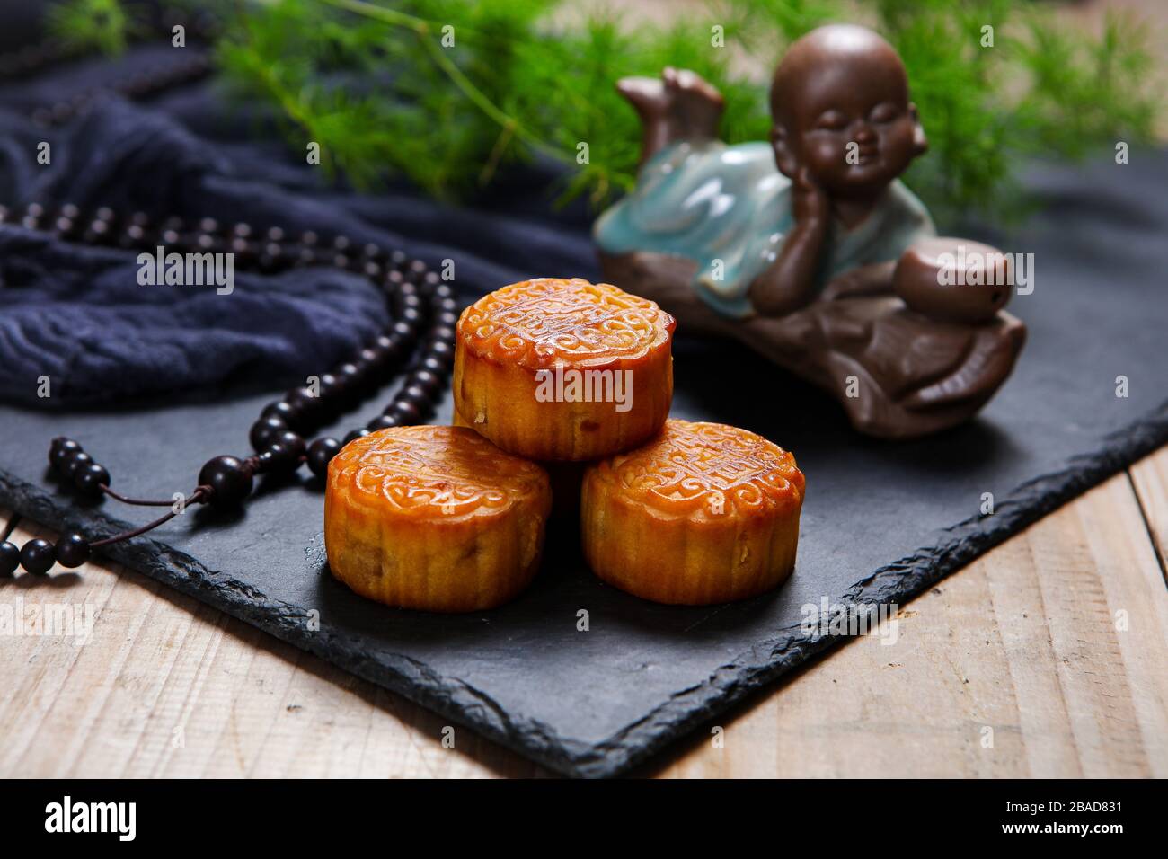 Traditional pastry mooncakes Stock Photo - Alamy
