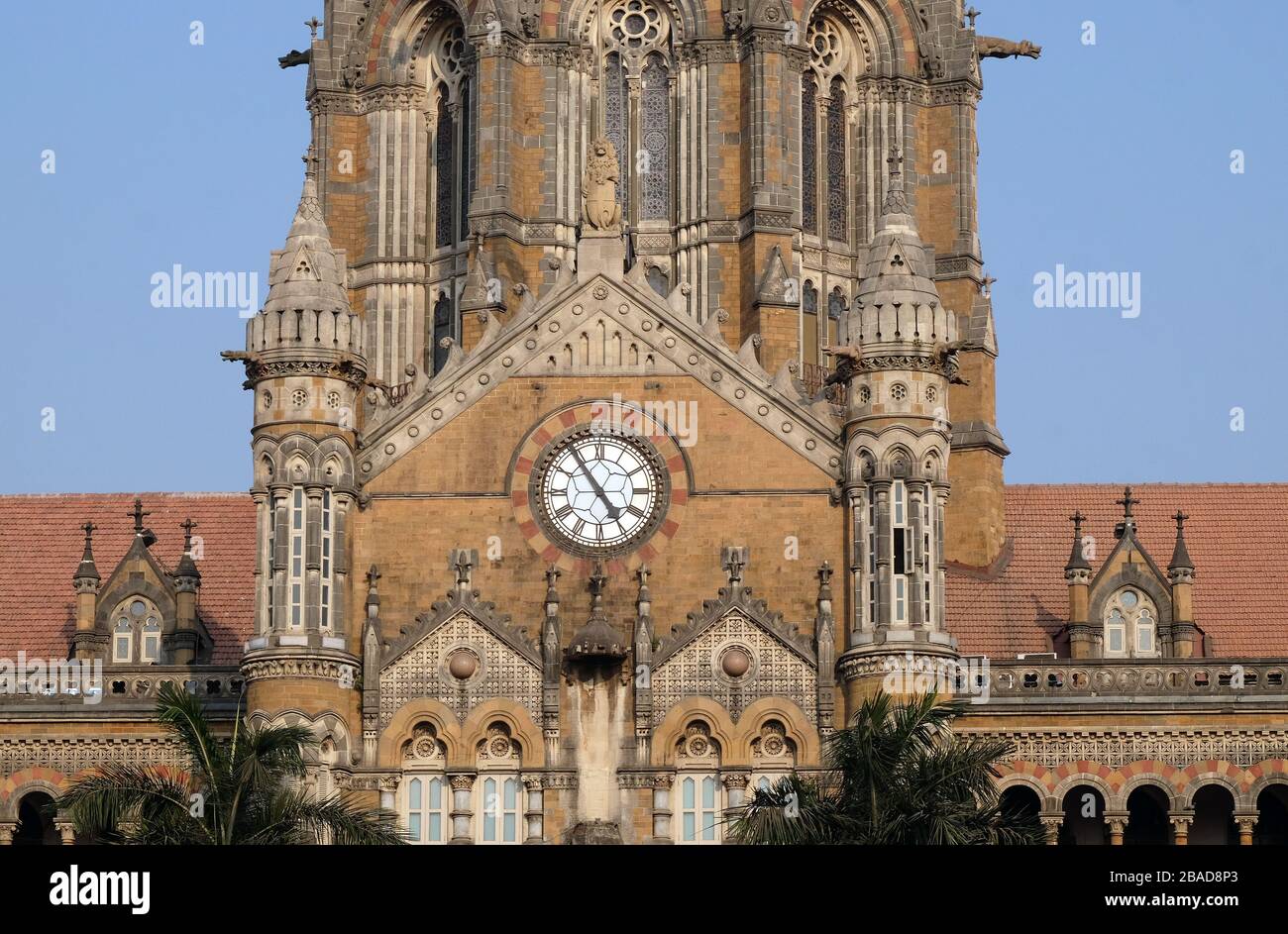 Victoria Station (Chatrapati Shivaji terminal) in Mumbai, India Stock ...