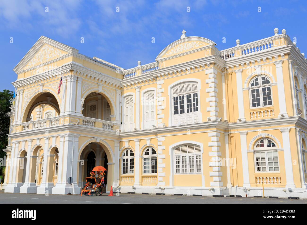 Georgetown Town Hall,Penang Island,Malaysia Stock Photo - Alamy