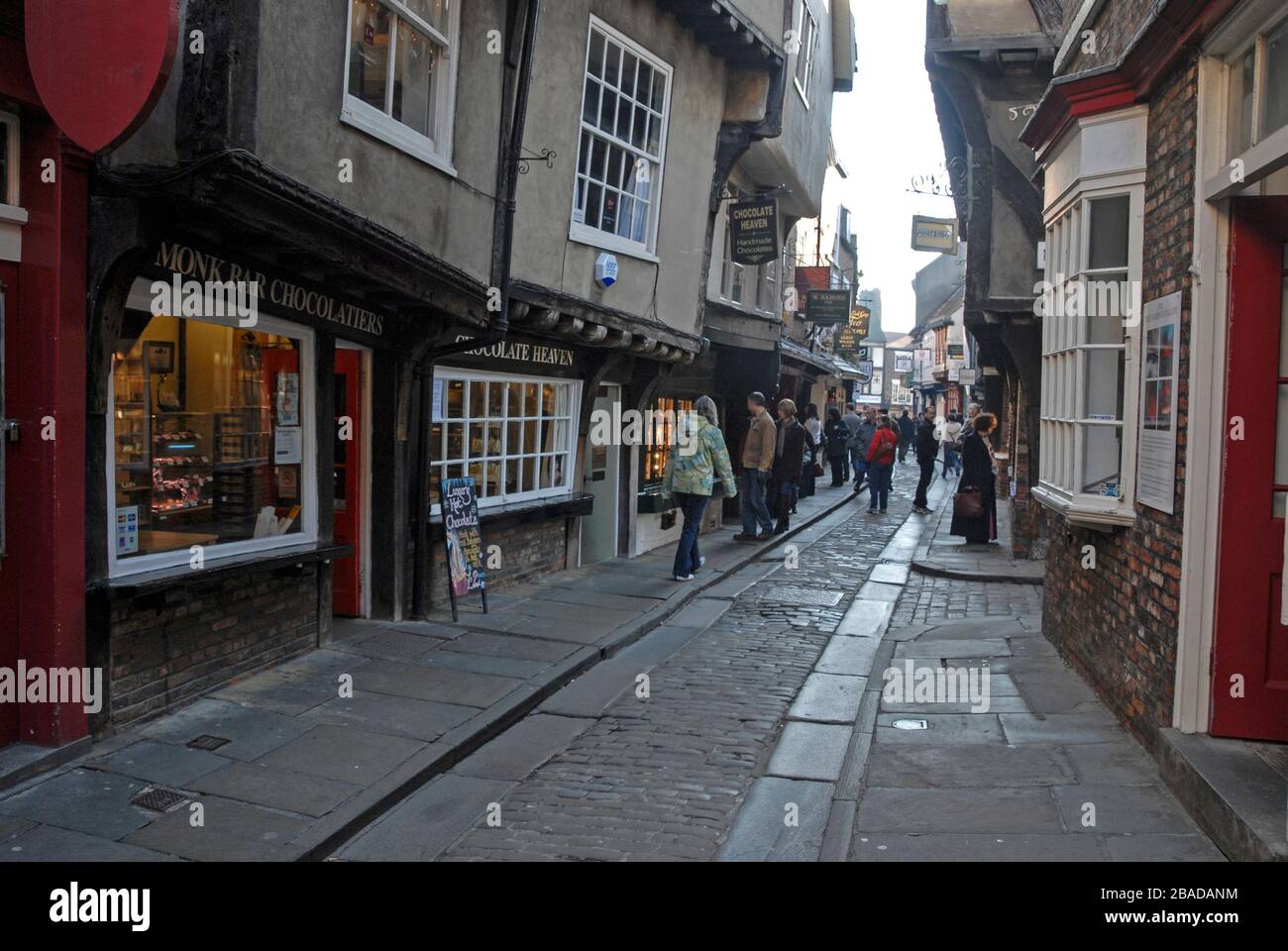 The Shambles is the oldest cobbled stoned street with its centuries old ...