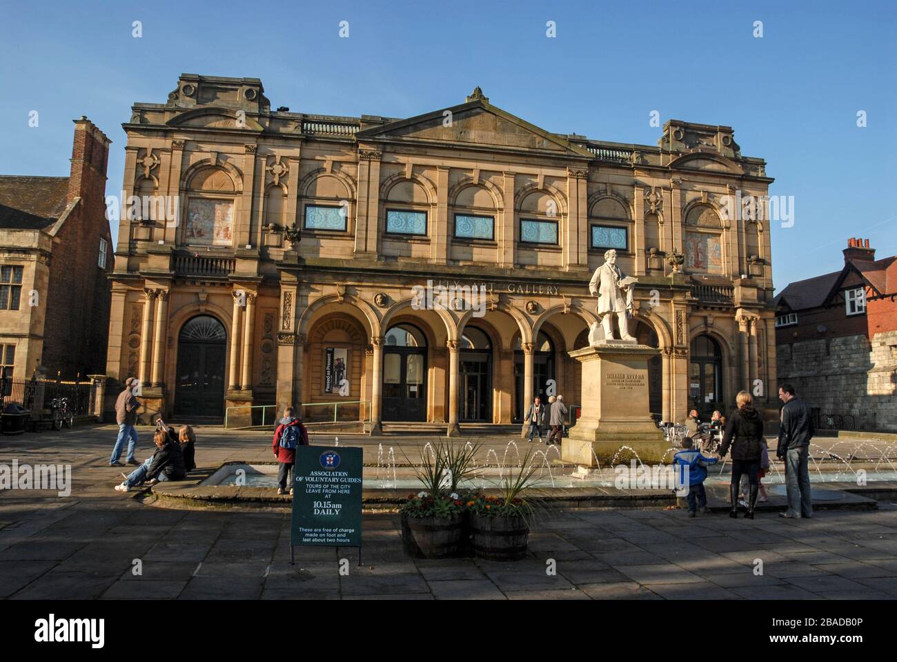 The city of York art gallery in Yorkshire, Britain is a public art ...