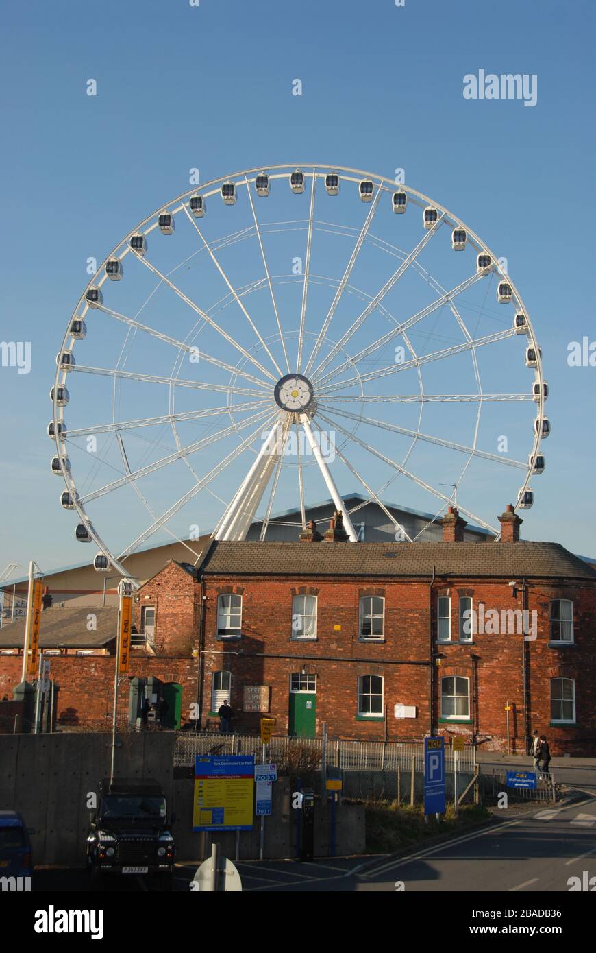 The 60 metres high ÔYorkshire Wheel is next to the famous National ...