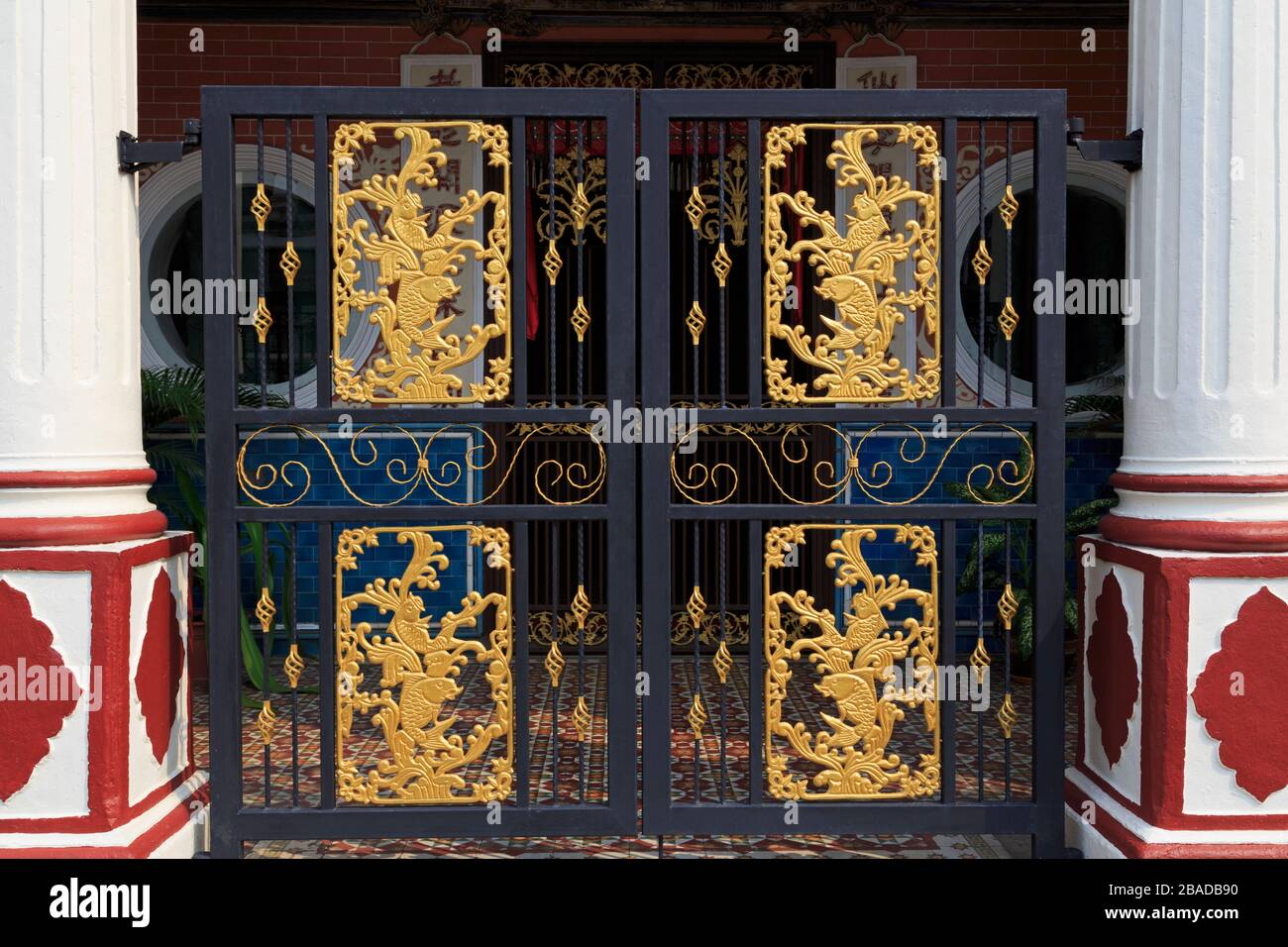 Gate in Pinang Peranakan Mansion,Georgetown,Penang Island,Malaysia ...