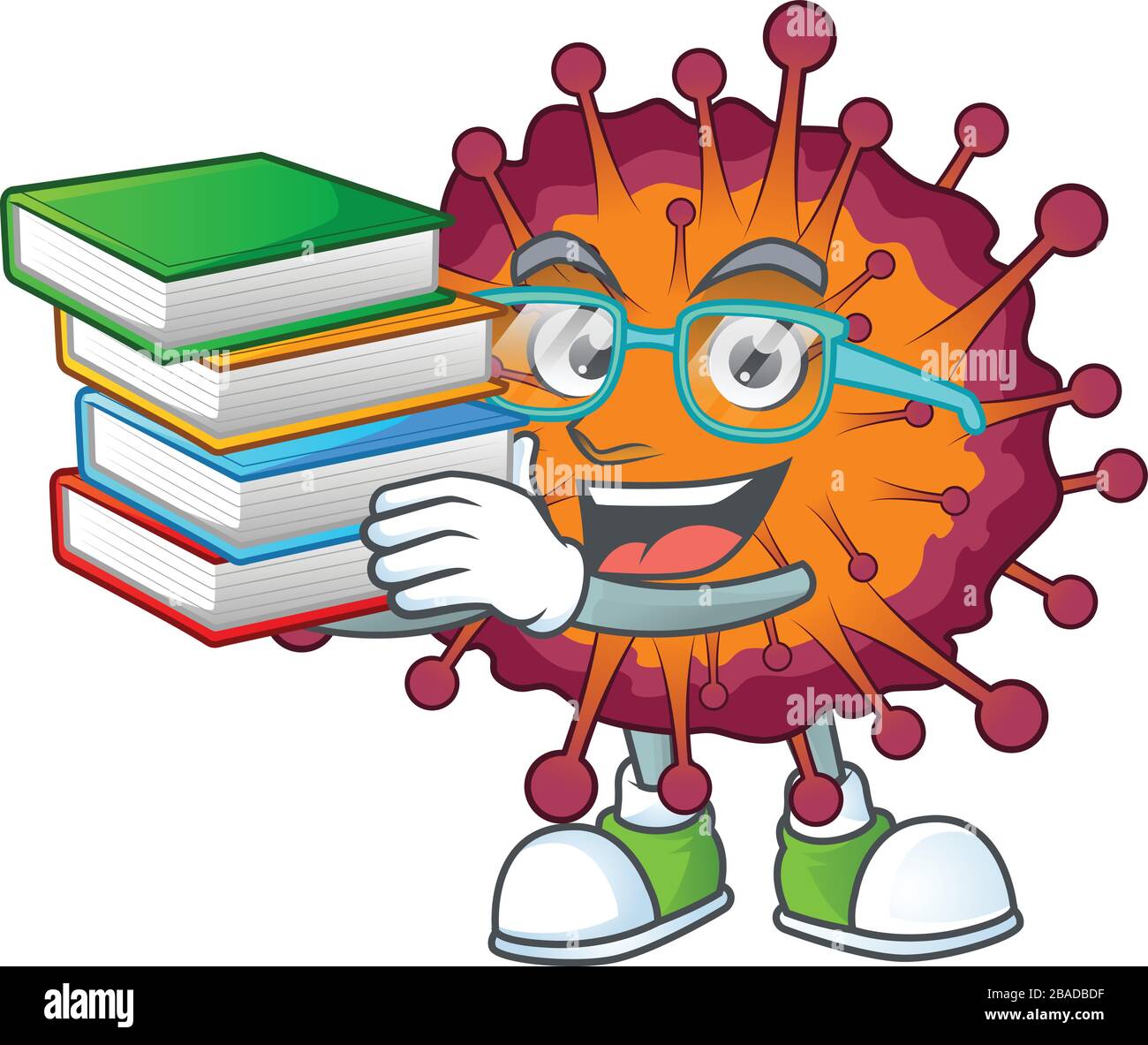 Hardworking Student Cartoon