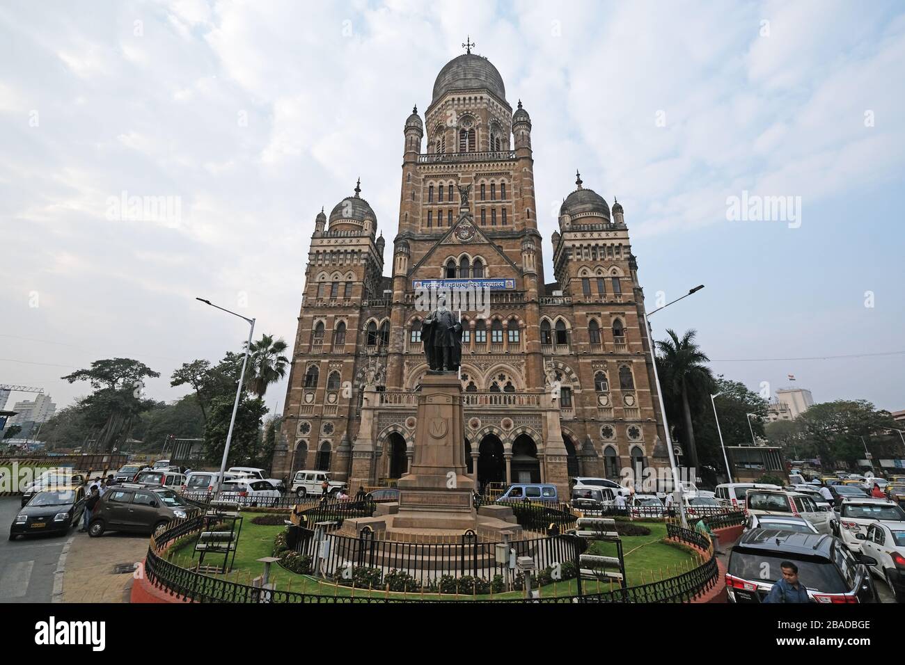 Architecture of mumbai municipal corporation building hi-res stock ...