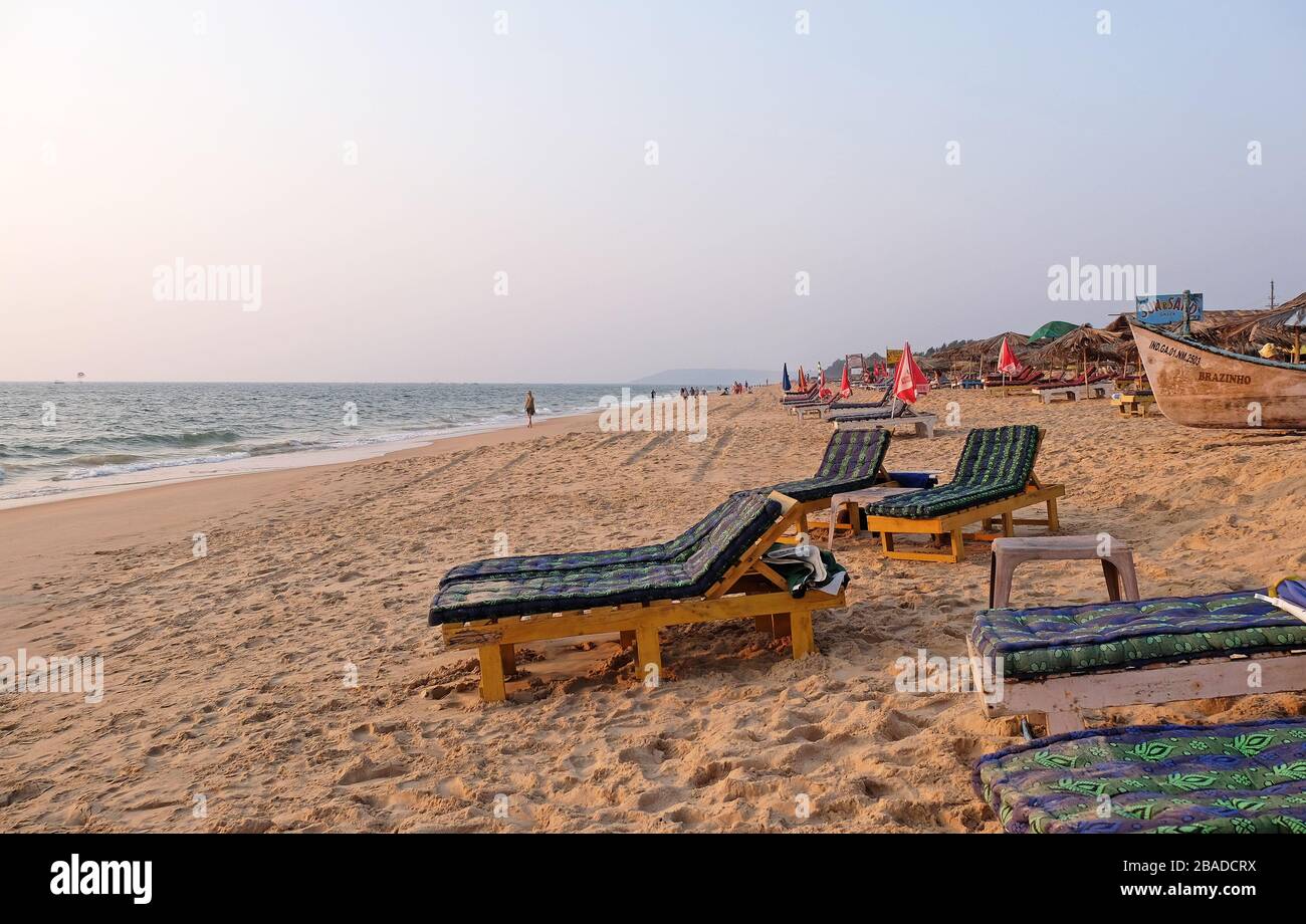 Candolim Beach, North Goa, India Stock Photo - Alamy