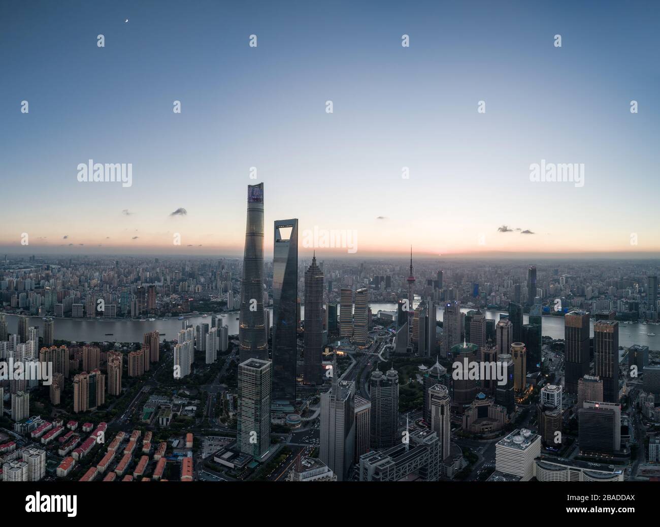 Lujiazui aerial hi-res stock photography and images - Alamy