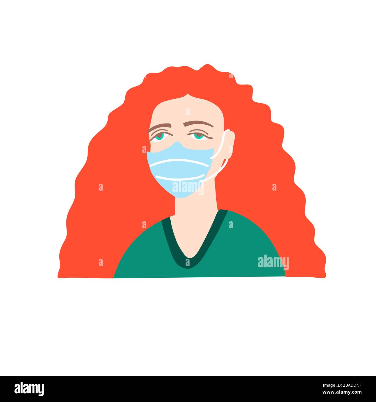 Influenza sick chinese woman Stock Vector Images - Alamy