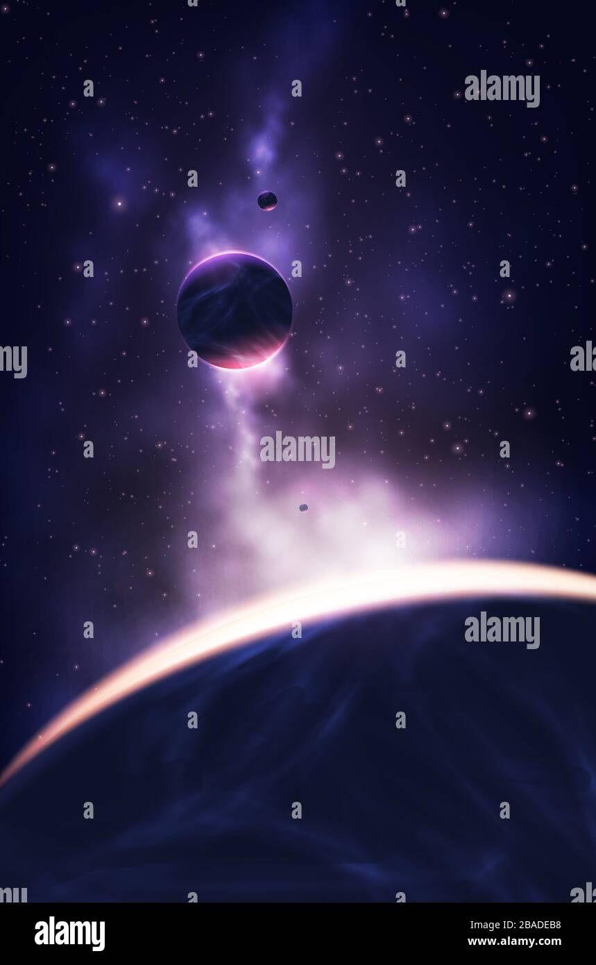 Nebula vector vectors hi-res stock photography and images - Alamy