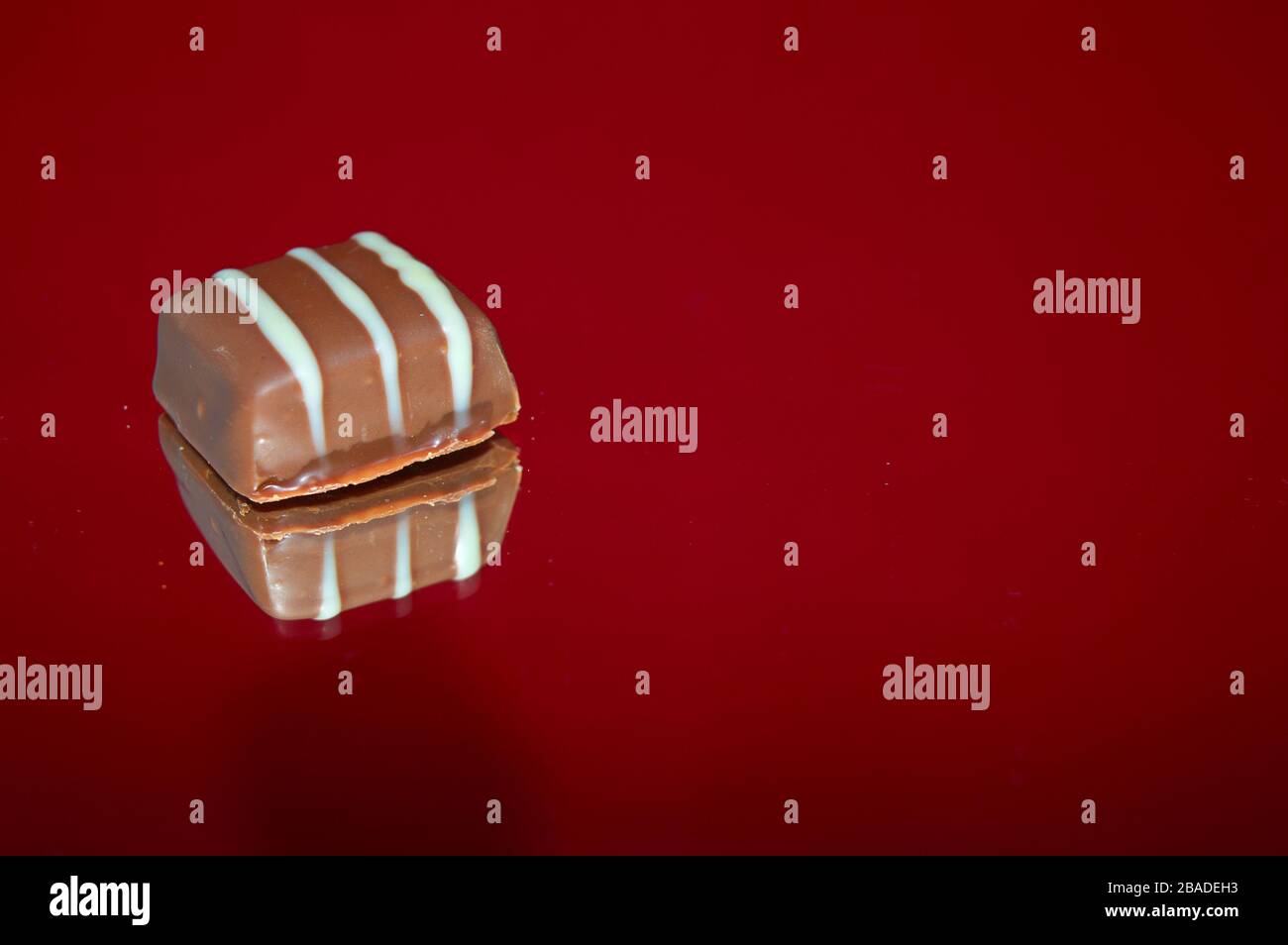 A Single Chocolate Stock Photo - Alamy